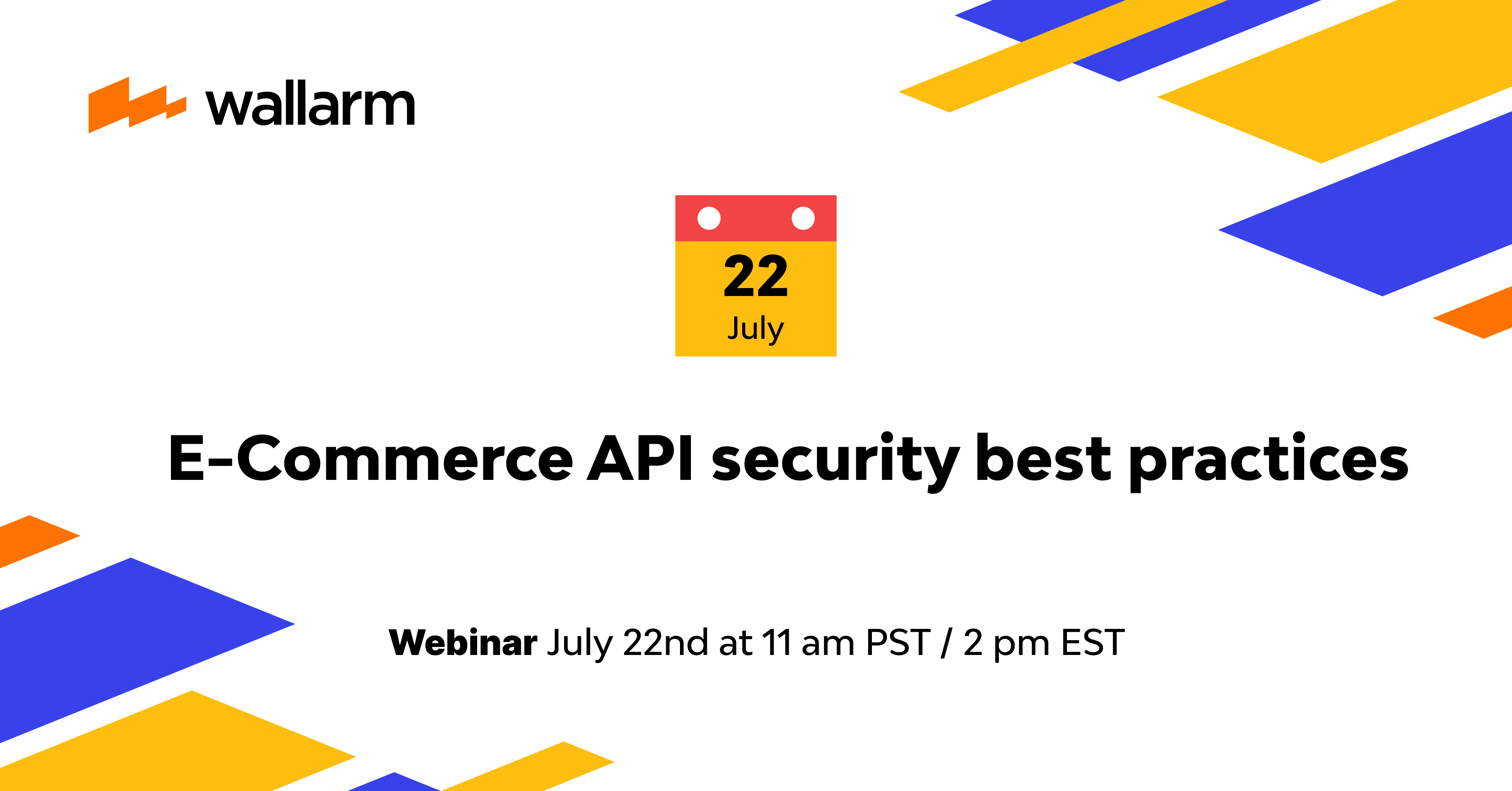 [Wallarm webinar] E-Commerce API security best practices